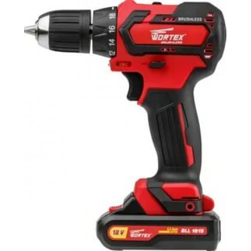 Аккум. дрель-шуруповерт WORTEX BD 1815-1 DLi в кор. ALL1, арт.BD18151DLi0029, Китай