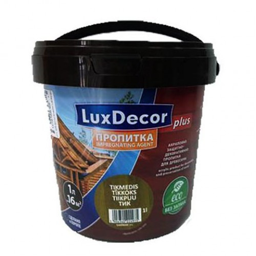 Декоративная пропитка для дерева LuxDecor 1л старое дерево, Польша