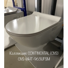 Унитаз подвесной Jaquar безободковый, сиденье UF CNS-WHT-963UFSM, Индия